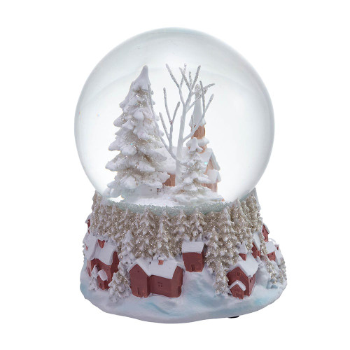 100MM Musical Church Water Globe - Kurt S. Adler Inc