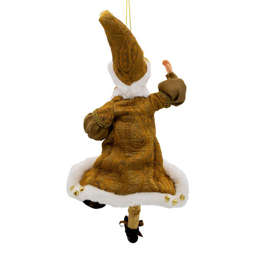 16" KSA Kringles Fortune Gold Elf Ornament - Kurt S. Adler Inc