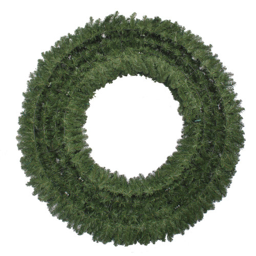 60" Pre-Lit Warm White LED Commercial Wreath - Kurt S. Adler Inc