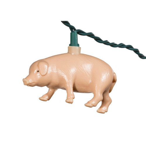 9' UL 10L Pink Pig Light Set