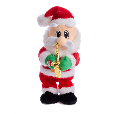 Battery Operated Dancing Jazz Santa - Kurt S. Adler Inc