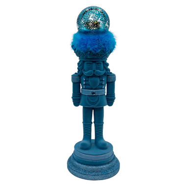 20" Hollywood Nutcrackers™ Battery Operated Musical Lighted Flocked ...