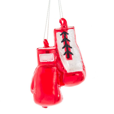 Noble Gems™ Glass Boxing Gloves Ornament