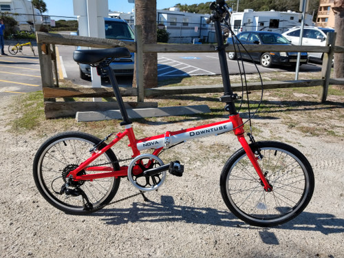 Downtube Nova Lightweight Folding Bike. Compact and light