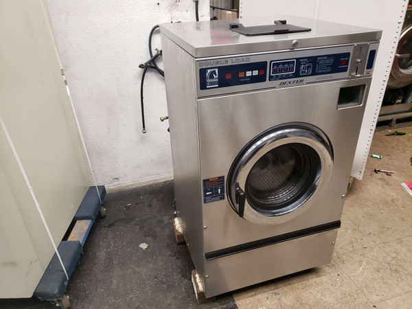 DEXTER T-300 COMMERCIAL FRONT LOAD WASHING MACHINE, 18 LBS CAPACITY ...