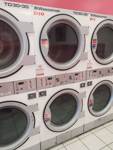 Wascomat TD3030 Stack Dryer Coin Op Natural Gas 120V 23300/0002879 120V ...