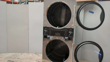 SPEED QUEEN Coin-Op Stack Dryer, 45 lbs, Model: STT45NBCG2G2N03 S/N ...