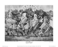 The Blowout Pencil Drawing Print by Daniel A. Moore