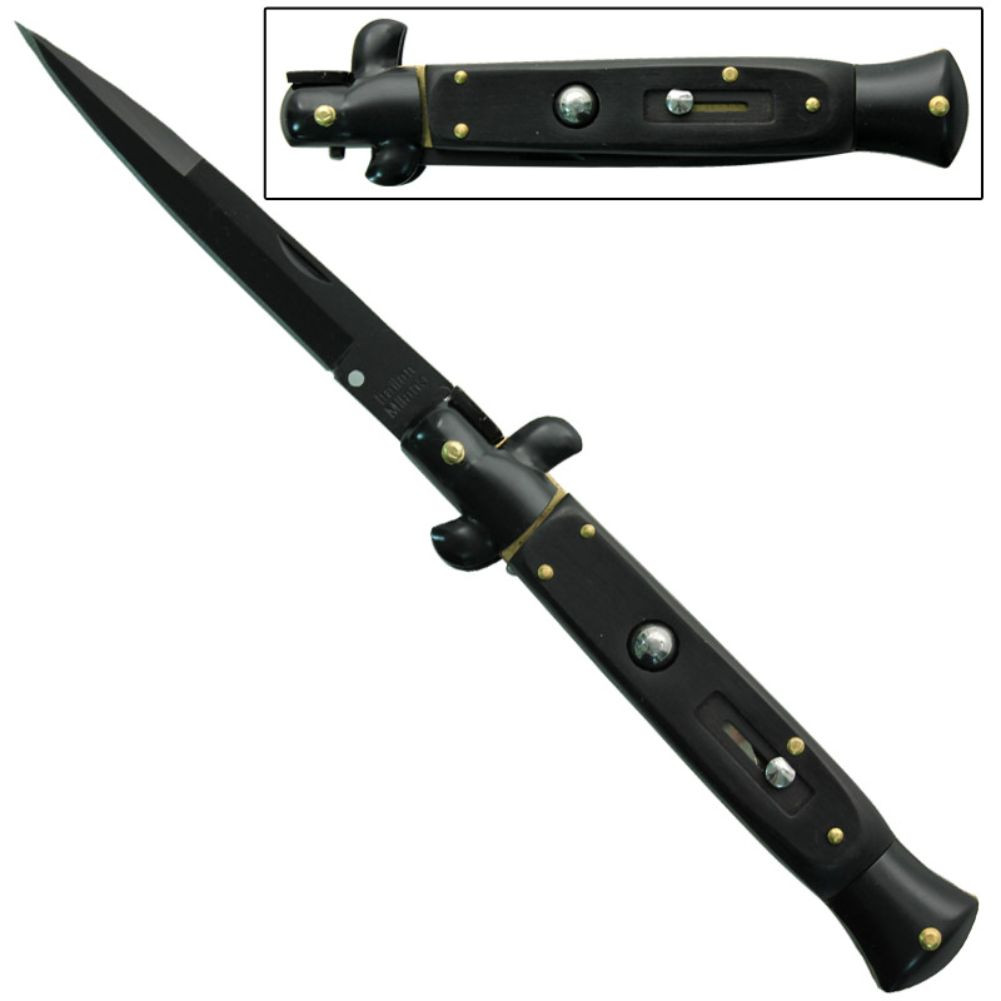 IL Grande Black Magic Italian Milano Stiletto Knife