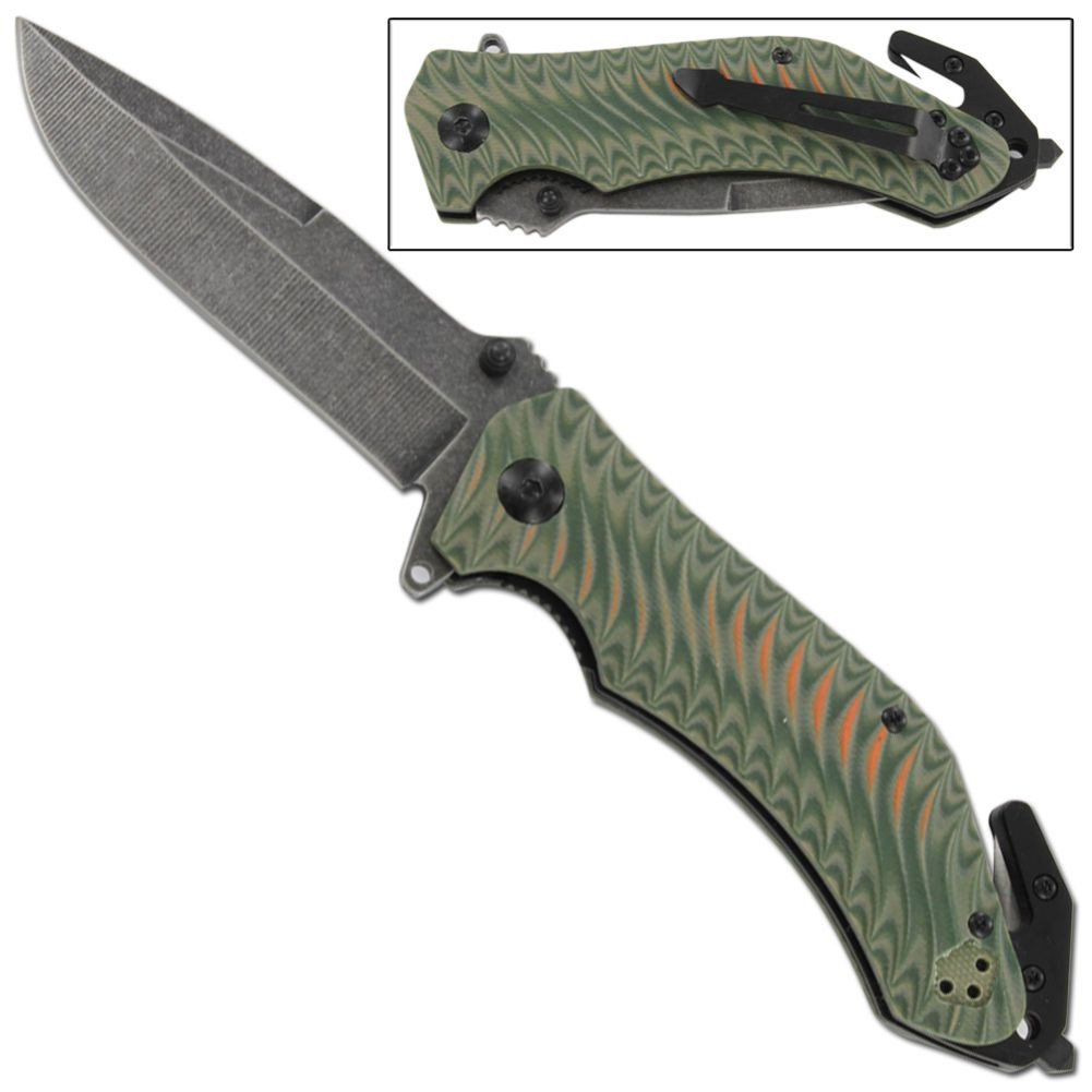 Marsh Gas Spring Assist Emergency Knife