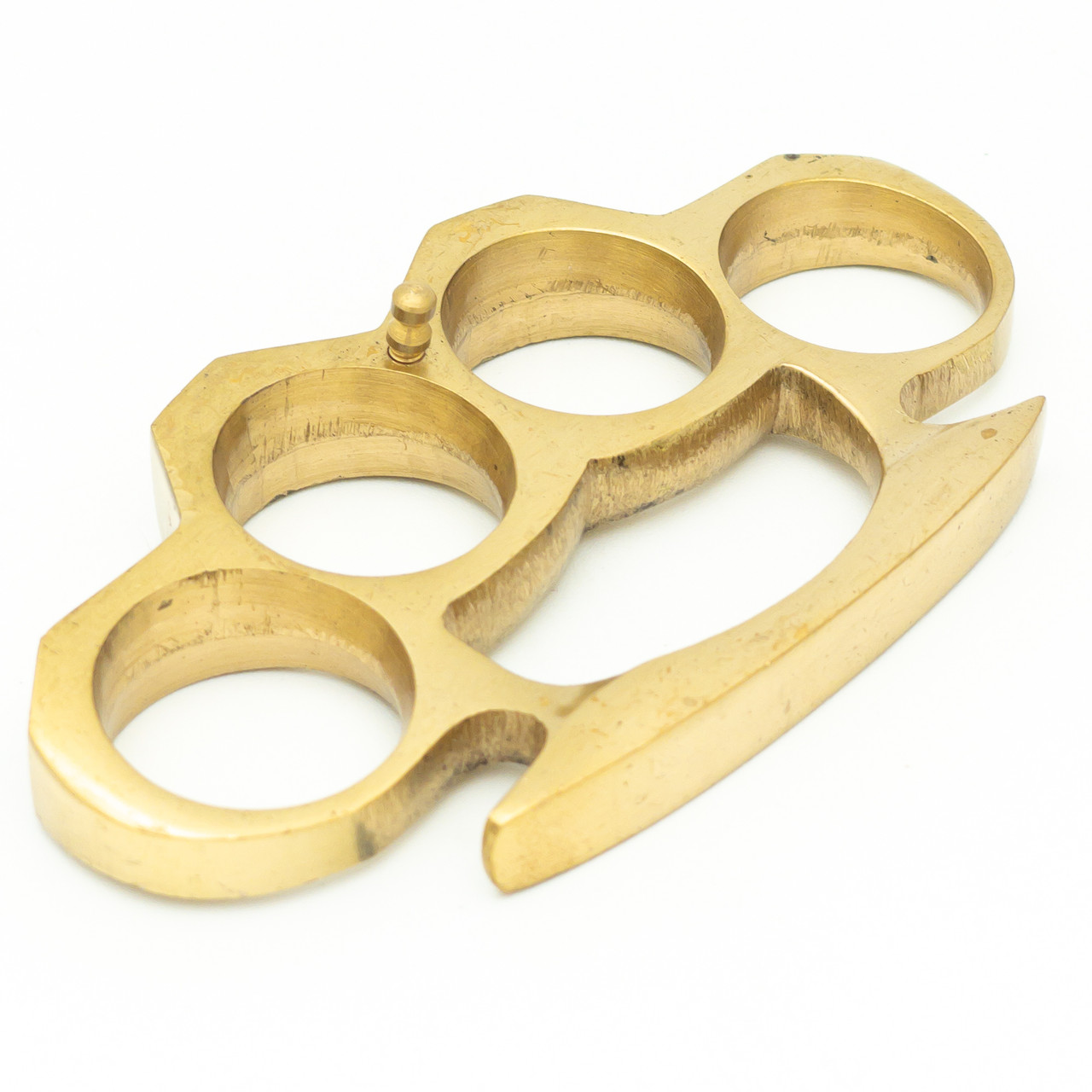 F-BOMB 100% Pure Brass Knuckle Belt Buckle Paper Weight - AZ Cutlery