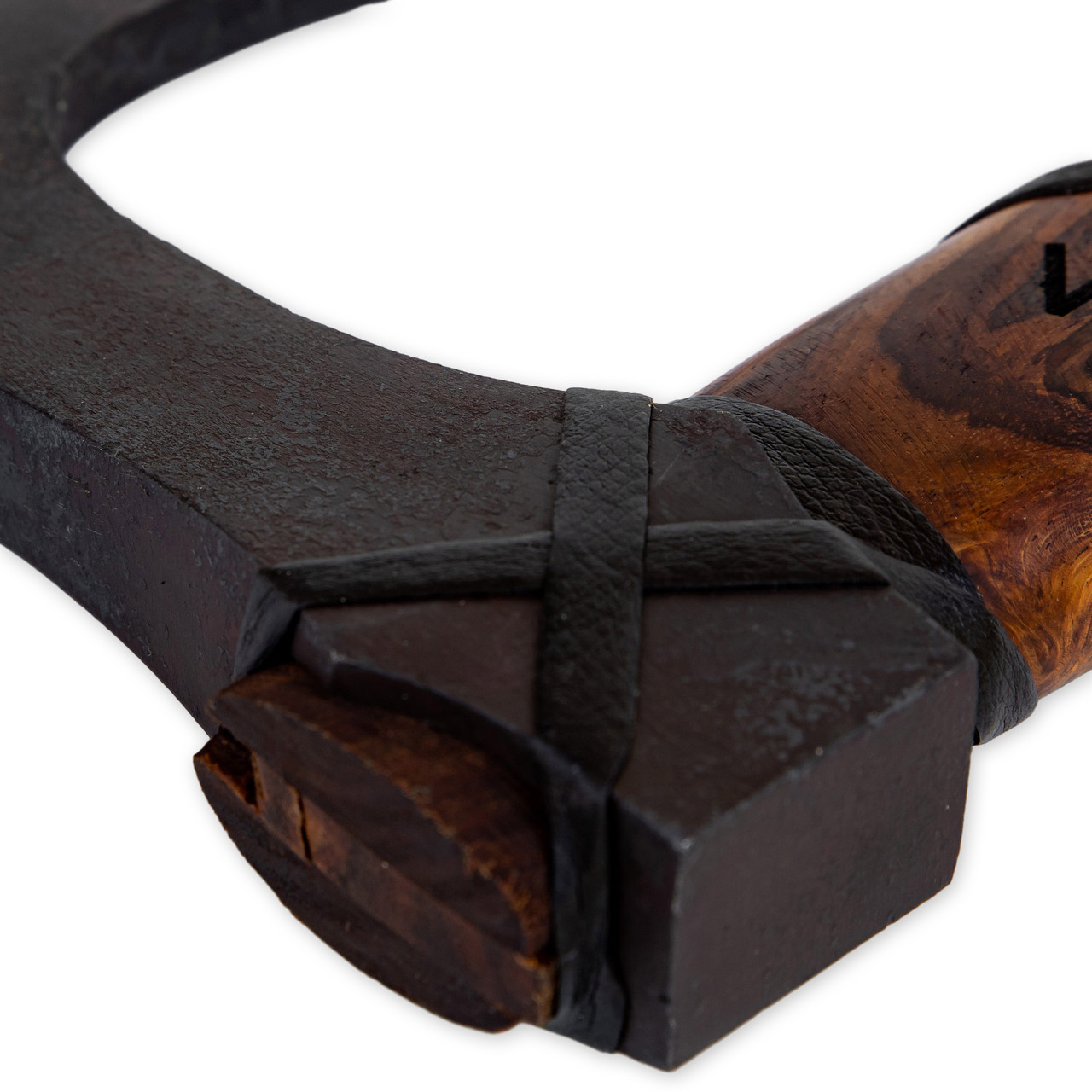 Rune Engraved Shade Blaze Viking Skeggøx Axe – Hand Forged for Outdoor Use