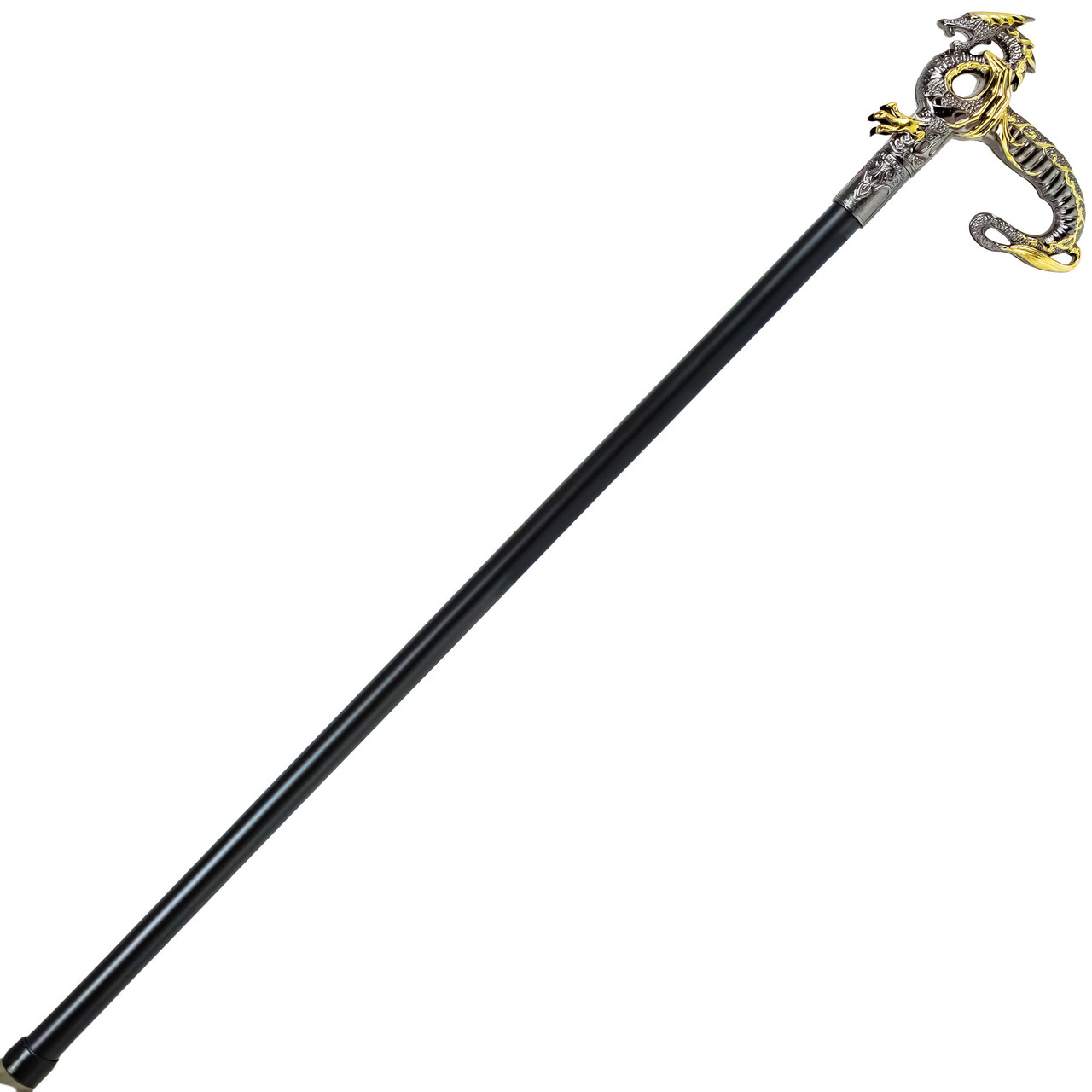Ornate Dragon Hidden Blade Sword Cane – Wyvern of Wisdom