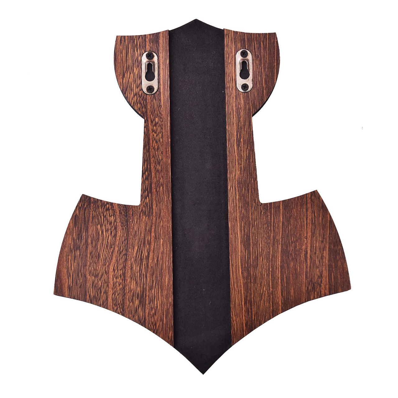 Nordic Engraved Wooden Wall Sword Mount