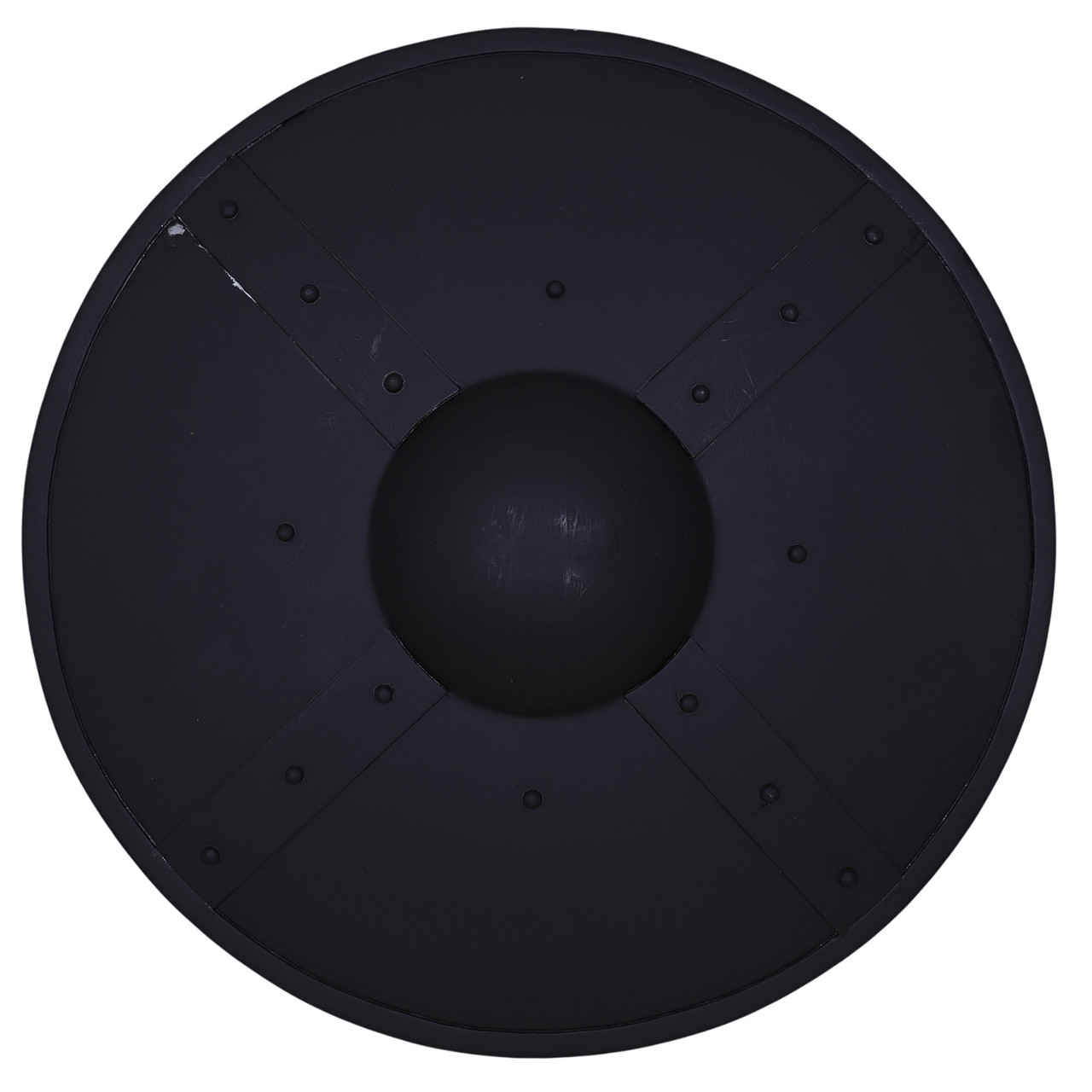 Black Medieval Buckler Shield – Steel Hand Shield