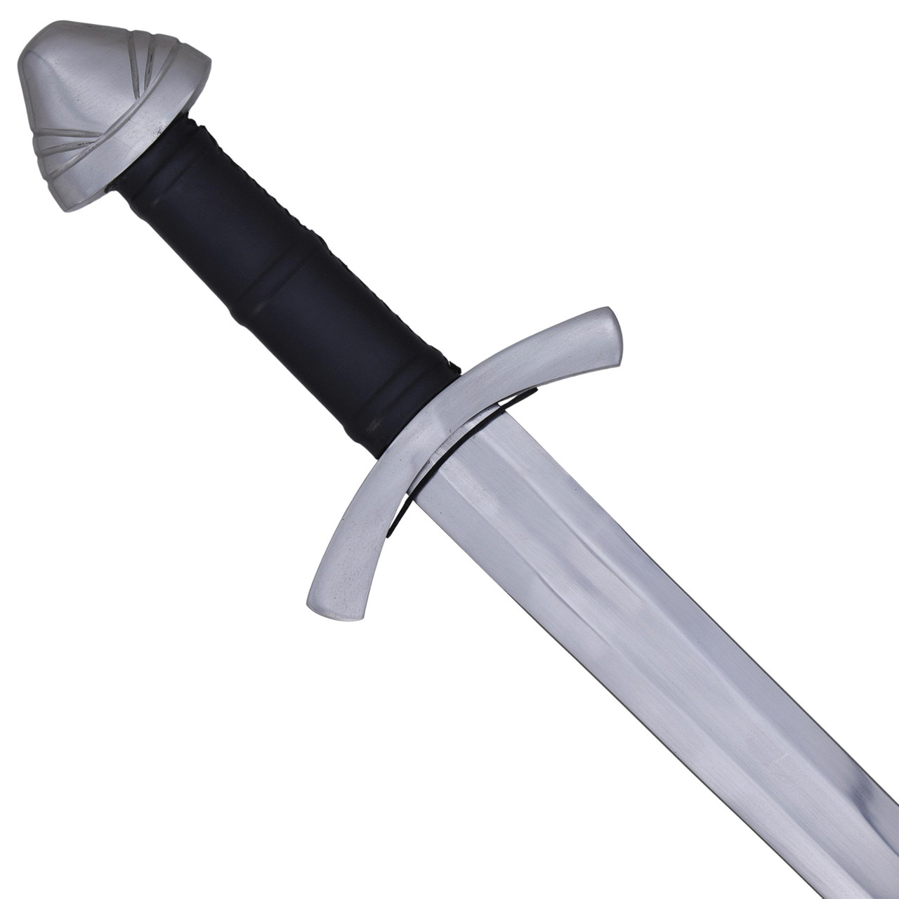 Hand Forged Medieval Double Edge Longsword with Steel Fittings