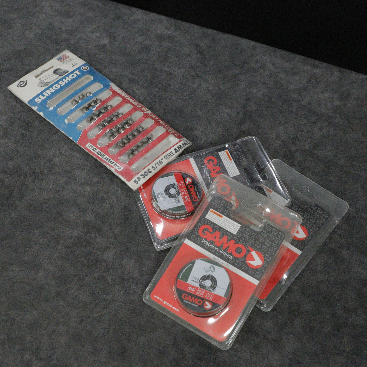 Slingshot Steel BBs with Precision Match Diablo Pellets Bundle