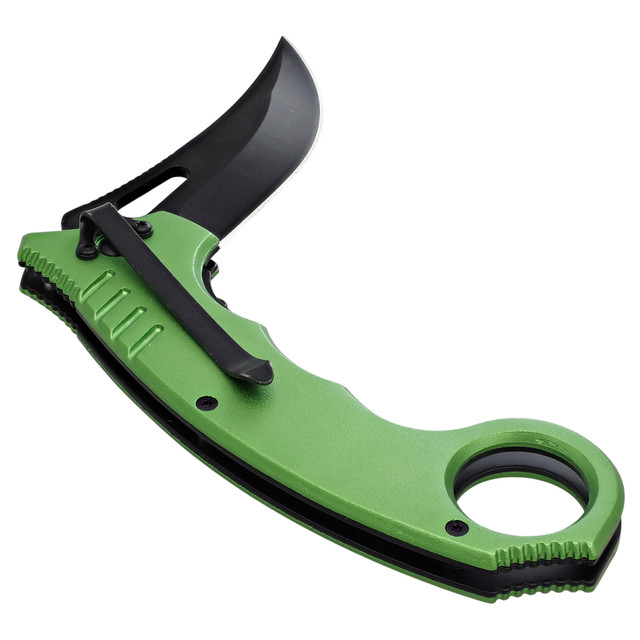 Shredded Killer Karambi Spring Assisted Knife