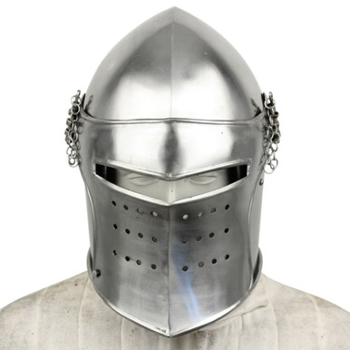 Detachable Visor Medieval Renaissance Barbute