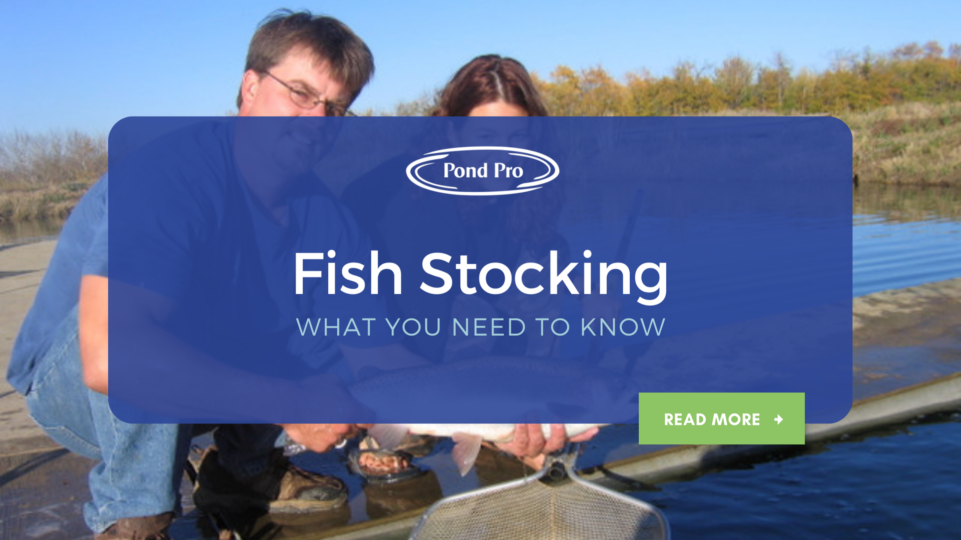 Fish Stocking - What you need to know! - Pond Pro Canada