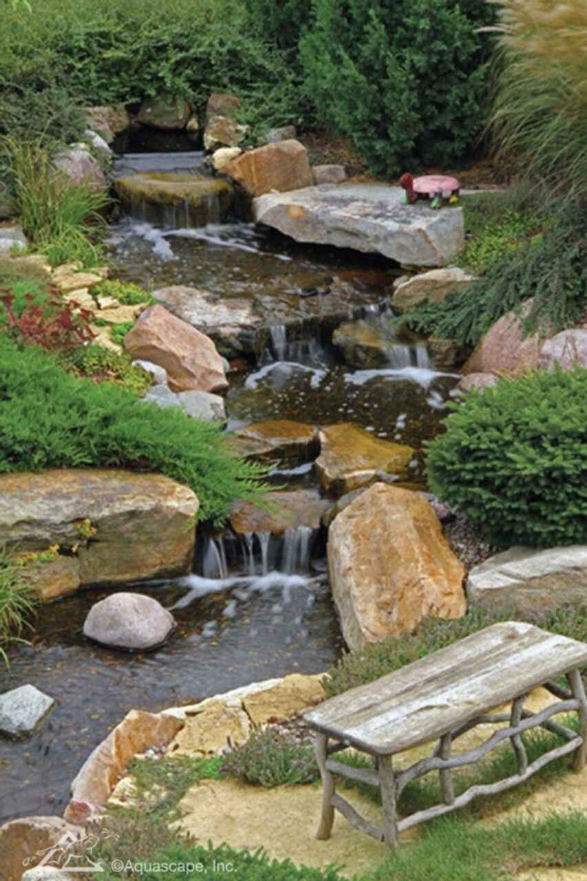 Large Deluxe Pondless® Waterfall Kit 26′ Stream | Aquascaoe | Pond Pro ...
