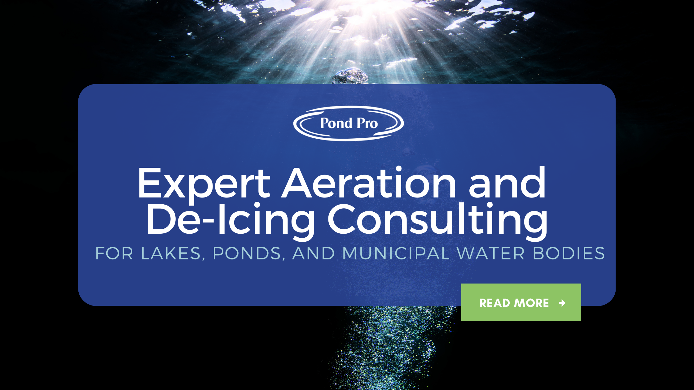 Expert Aeration and De-Icing Consulting Services for Lakes, Ponds, and ...
