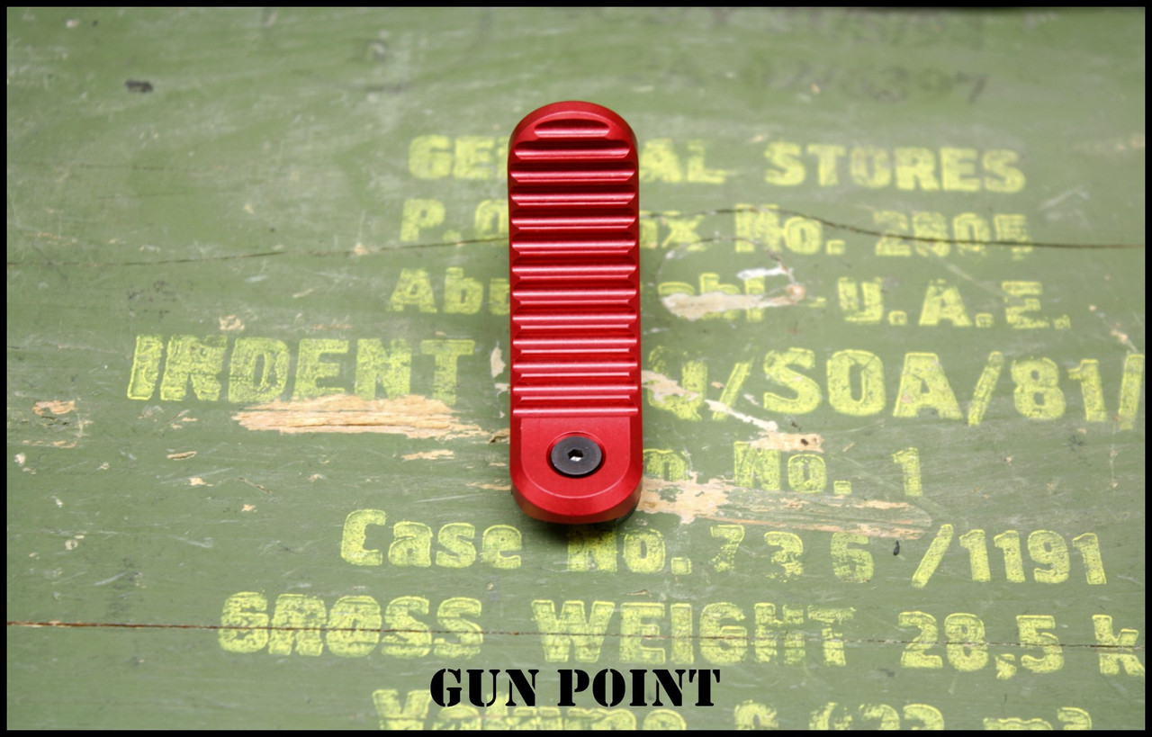 B5 SYSTEMS AR15 SKELETONIZED ALUMINUM FORWARD GRIPSTOP HAND STOP RED AR ...
