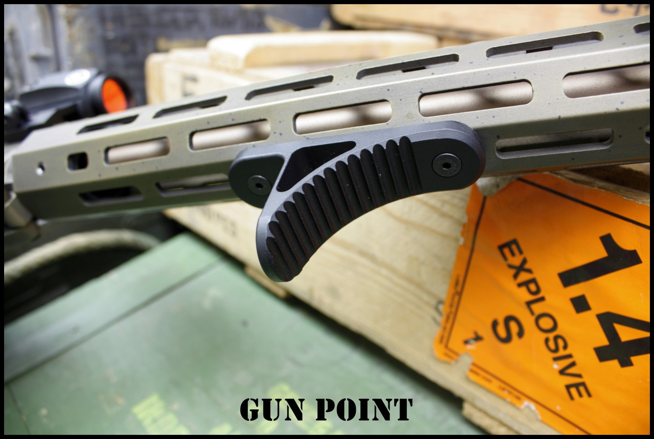 B5 SYSTEMS AR15 SKELETONIZED ALUMINUM FORWARD GRIPSTOP HAND STOP RED AR ...