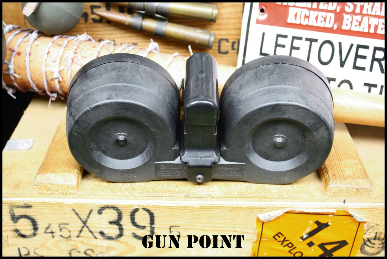 Beta Mag M16 M4 AR15 100 Round CMAG Drum Magazine System Black - Gun ...