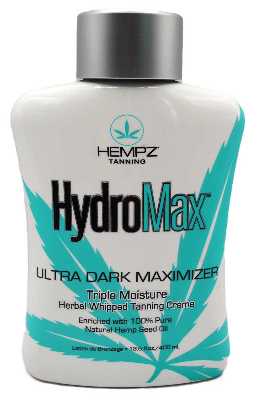 Hempz HydroMax Ultra Dark Maximizer Triple Moisture Tanning Lotion 13.5 oz