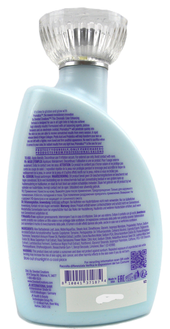 Devoted Creations Prismatica Full Spectrum Light Enhancing Tanning ...