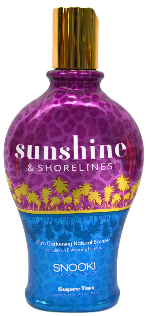 Supre Tan Snooki Sunshine & Shorelines Natural Bronzer Tanning Lotion 12 oz