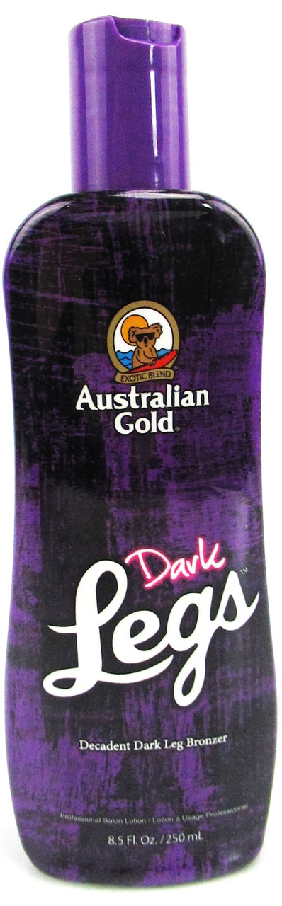 Australian Gold Dark Legs Decadent Dark Leg Bronzer Tanning Lotion 8.5 oz