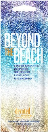 Devoted Creations BEYOND THE BEACH Triple Bronzer Tanning SAMPLE PACKET ...