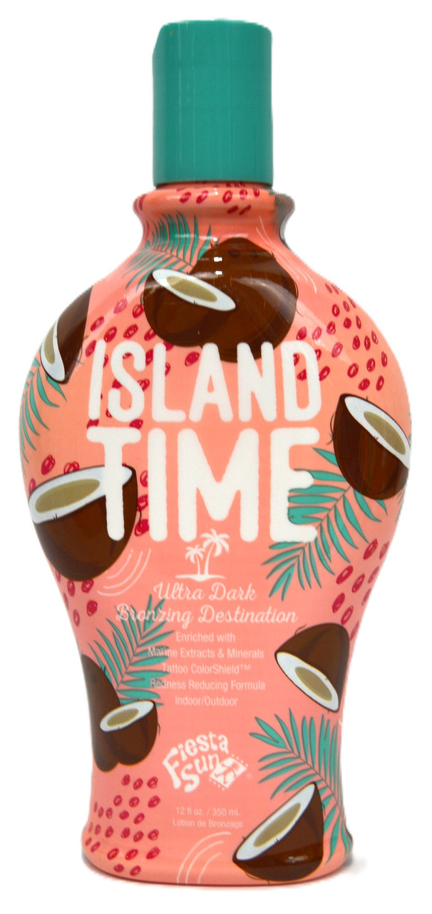 Fiesta Sun Island Time Ultra Dark Bronzing Destination Tanning Lotion 12 oz