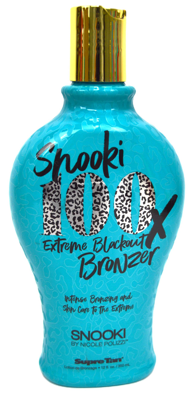 Supre Tan Snooki 100X Extreme Blackout Bronzer Tanning Lotion 12 oz