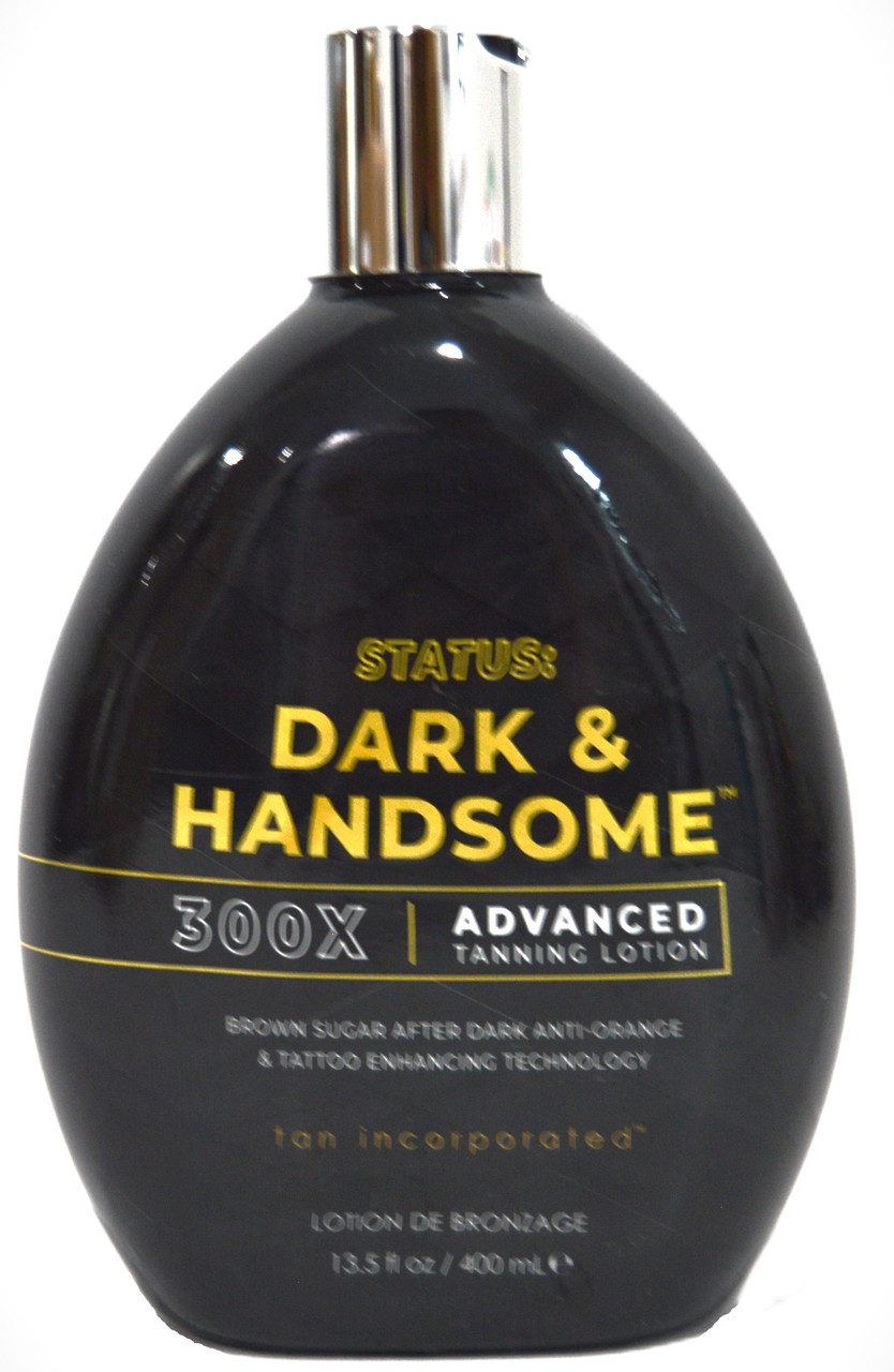 Tan Incorporated Status Dark & Handsome 300X Advanced Tanning Lotion 13 ...