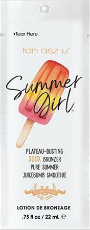 Tan Asz U SUMMER GIRL Plateau-Busting 300X Bronzer Tanning SAMPLE ...