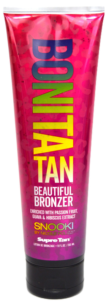 Supre Snooki Bonita Tan Beautiful Bronzer Tanning Lotion 9 oz