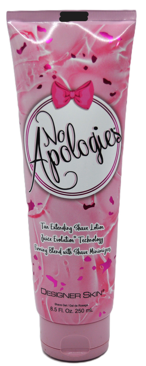 Designer Skin No Apologies Tan Extending Shave Lotion w/Minimizers 8.5 oz