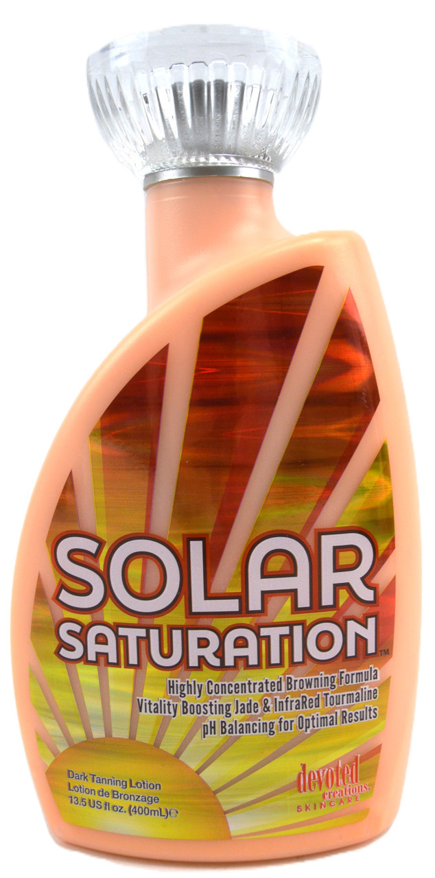 Devoted Creations Solar Saturation Browning Formula Tanning Lotion 13.5 oz