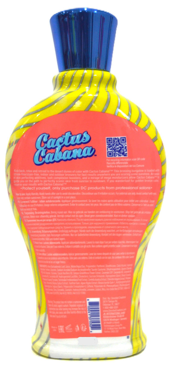 Devoted Creations Cactus Cabana Bronzing Fusion Tanning Lotion 12.25 oz