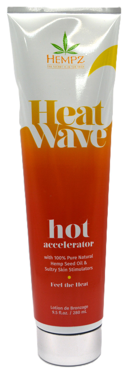 Hempz HeatWave Hot Accelerator Skin Stimulating Tanning Lotion 9 oz