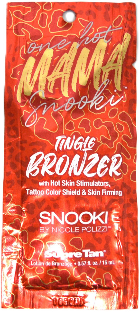 Supre Snooki One Hot Mama Tingle Bronzer Tanning Sample Packet .57 oz