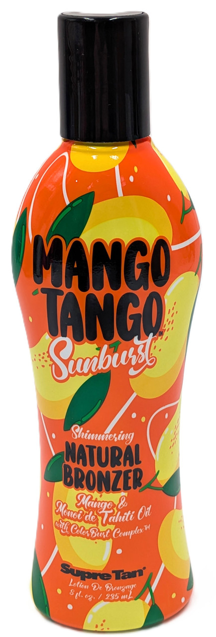 Supre Mango Tango Sunburst Shimmering Natural Bronzer Tanning Lotion 8 oz