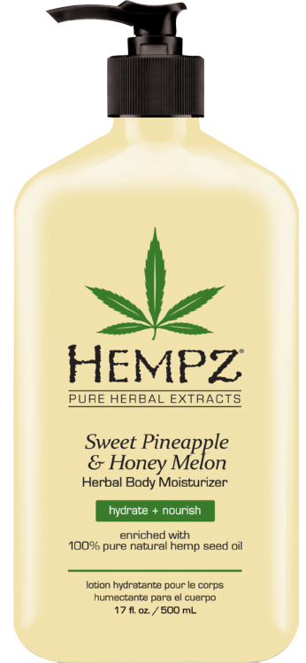 Hempz Sweet Pineapple & Honey Melon Herbal Body Moisturizer 17 oz