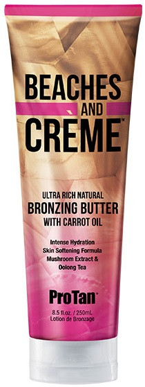 Pro Tan Beaches and Creme Bronzing Butter Rich Natural Tanning Lotion 8 ...