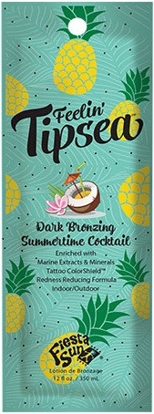 Fiesta Sun FEELIN TIPSEA Dark Bronzing Tanning SAMPLE PACKET .75 oz ...