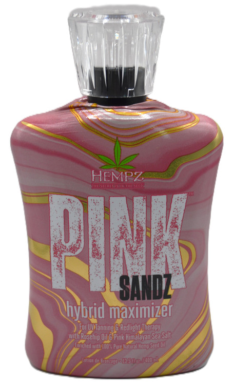 Hempz Pink Sandz Hybrid Maximizer & Red Light Therapy Tanning Lotion 13 ...
