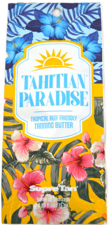 Supre Tahitian Paradise Tropical Reef Friendly Tanning Butter Sample Packet .57 oz